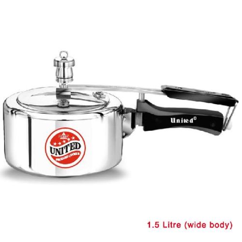 1.5 Litre (wide Body) Regular Aluminium Inner Lid Pressure Cooker at Rs ...