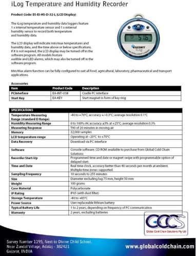 Humidity Recorder at Best Price in Ahmedabad - ID: 1239948 | Global ...