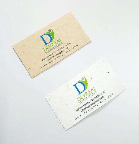 Handmade Paper Visiting Cards at Best Price in Ahmedabad - ID: 1501501