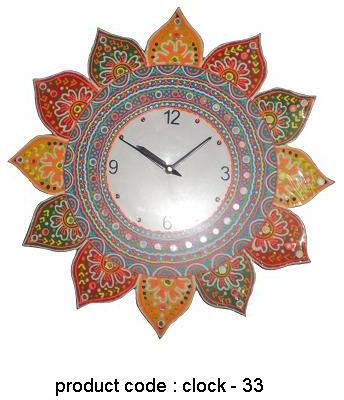 Decorative Wall Clock at Rs 425 in Bhavnagar - ID: 2075630 | Raj Art ...