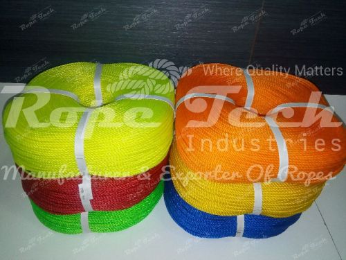 Plastic 2 MM HDPE Rope, Color : Red, Green, Orange, Yellow, Radium ...