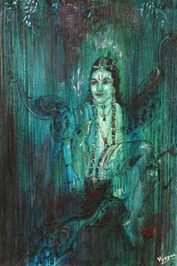 Paper Krishna Paintings Code No. 393, Color : Multicolor 22 at Best ...