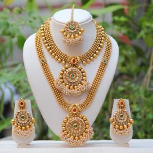 Metal Antique Bridal Jewellery Set Occasion Wedding at Best Price in Mumbai ID 3879237
