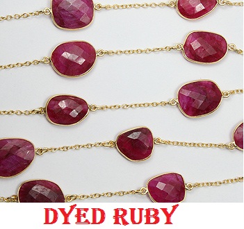 Ruby Bezel Station Chain at Best Price in Jaipur - ID: 1384412 ...
