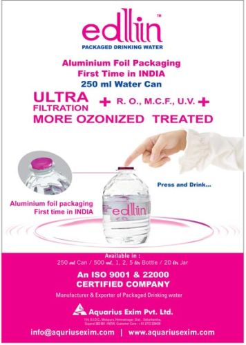 Edlin Mineral Water at Best Price in Sabarkantha - ID: 366280 ...