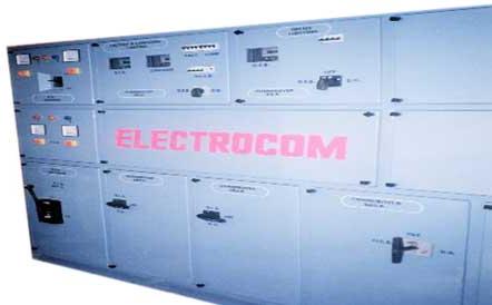 Grey Single Phase 110V Mild Steel Electrical Control Panel, For Power ...